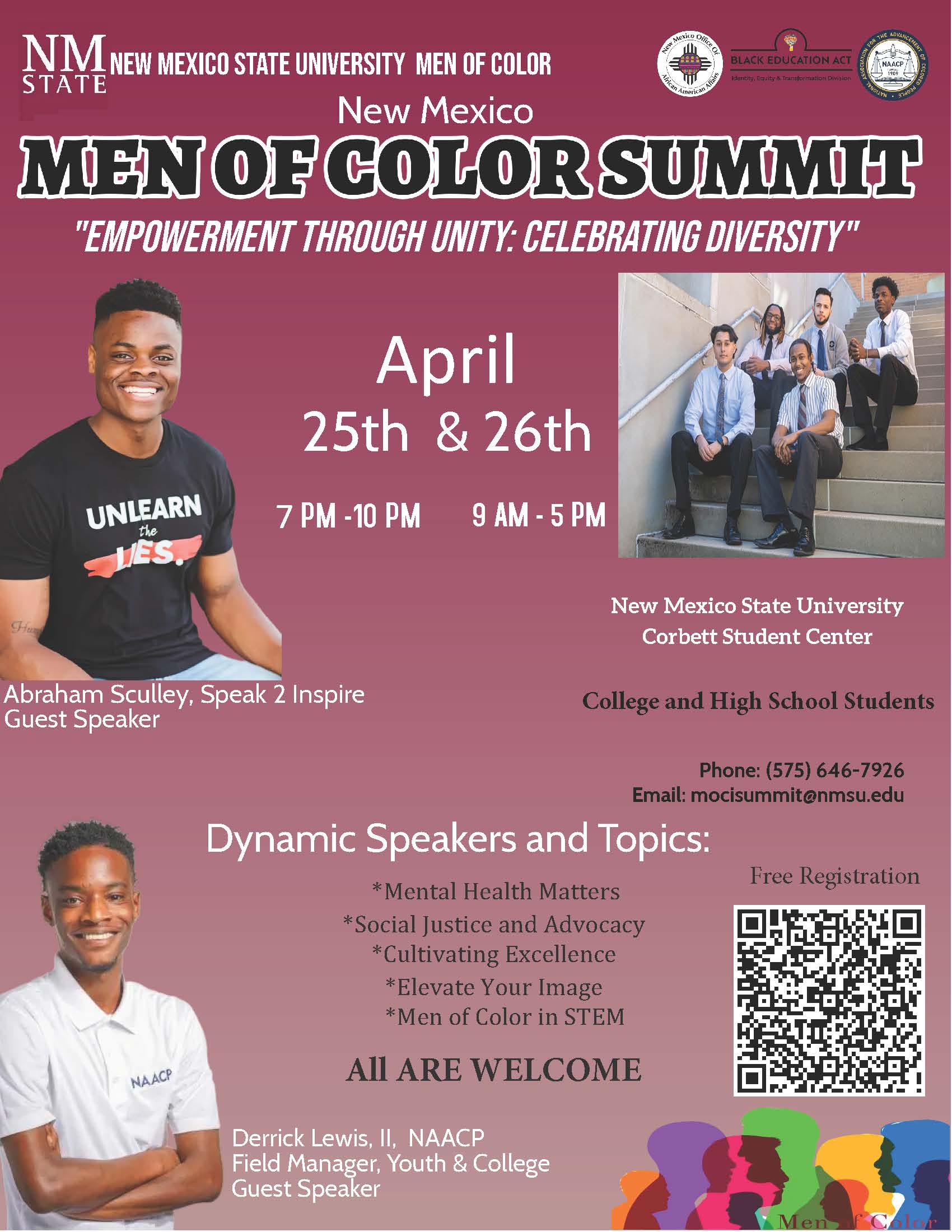Men of Color Summit | New Mexico State University - BE BOLD. Shape the ...